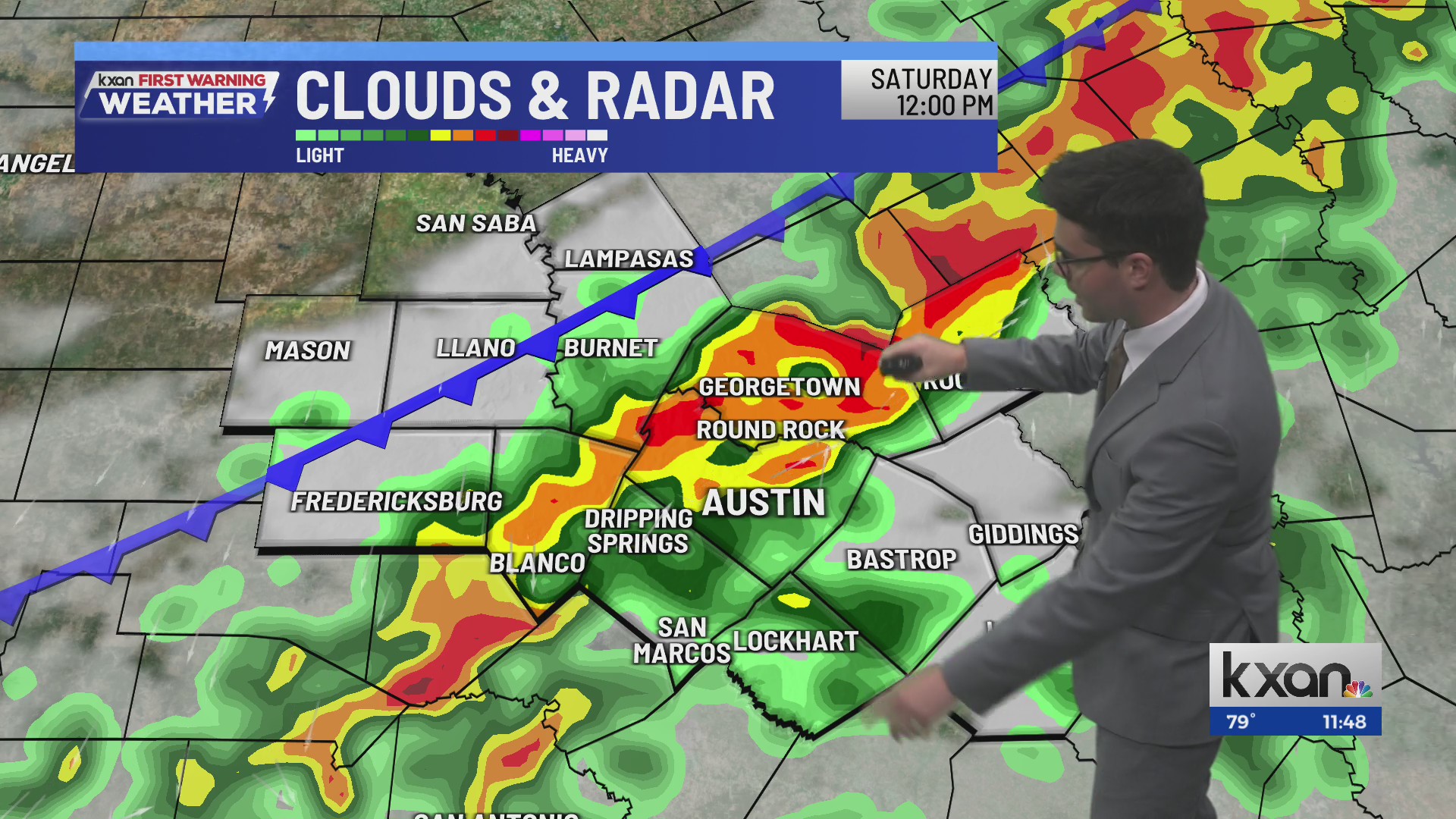 Strong to severe thunderstorms on Saturday | KXAN weather forecast (Apr. 3)