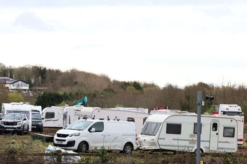 Knowsley Council 'aware of unauthorised works' as caravans move onto ...