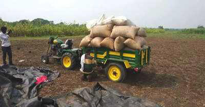 Innovative farmer transforms Bullet bike into affordable tractor