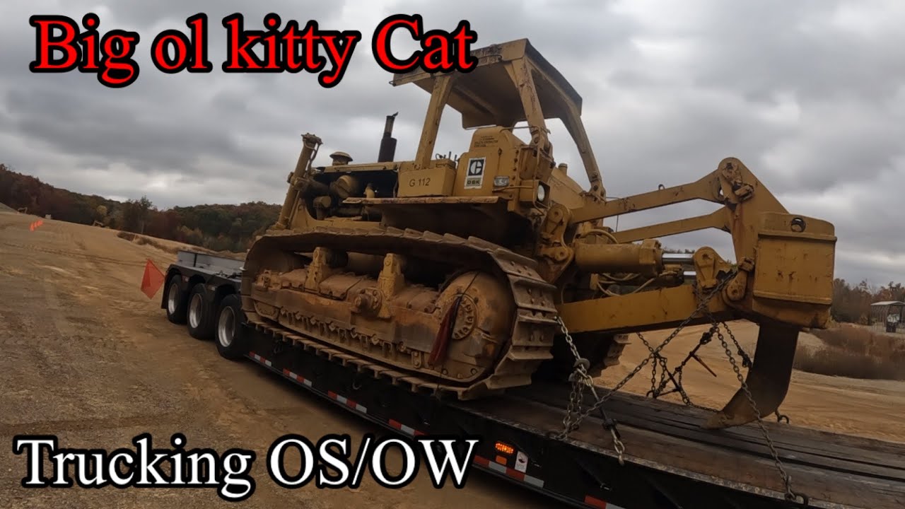 I hauled a massive cat dozer! 😲 Can we scale it legally?