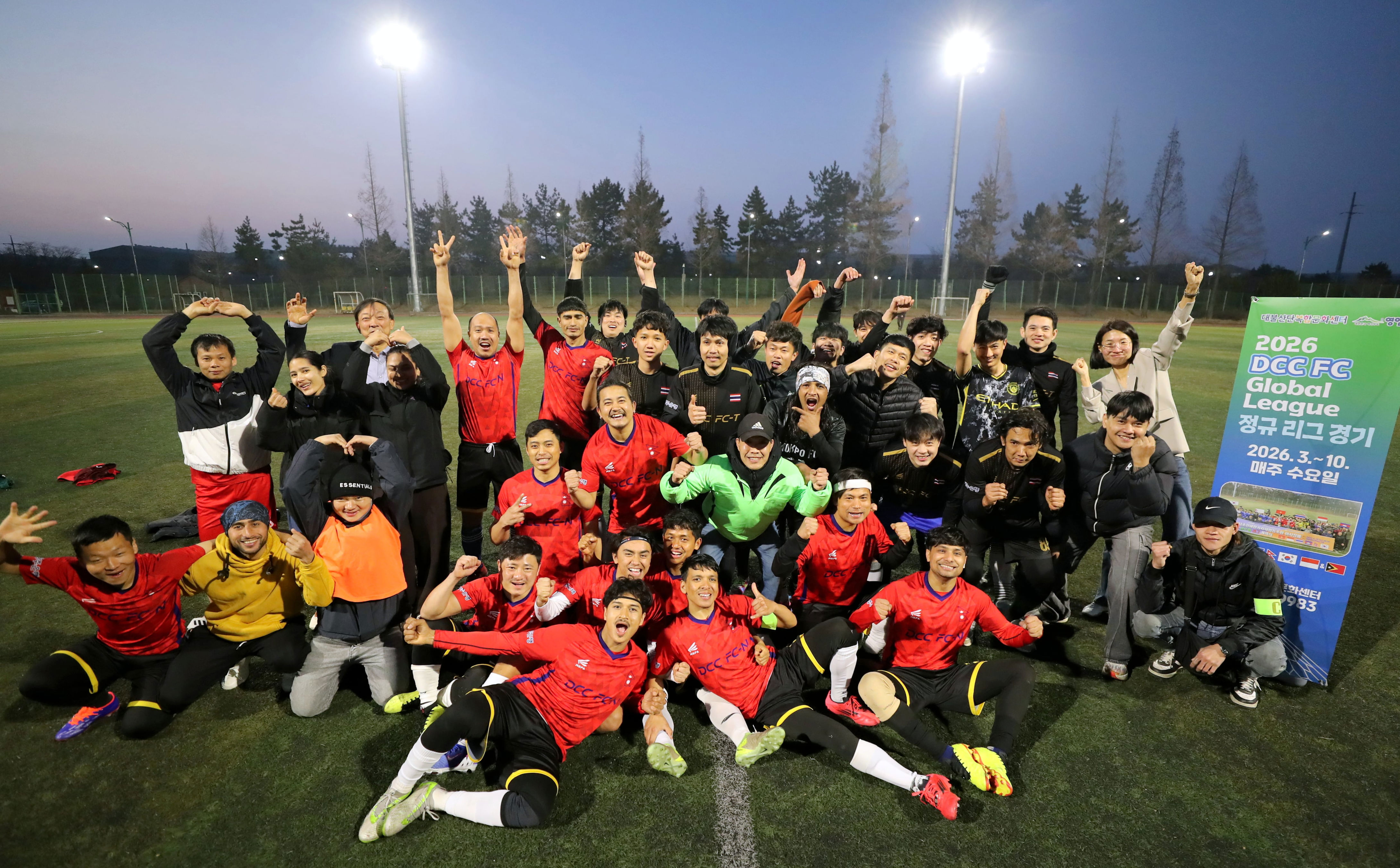 Global football league unites foreign workers in Daebul