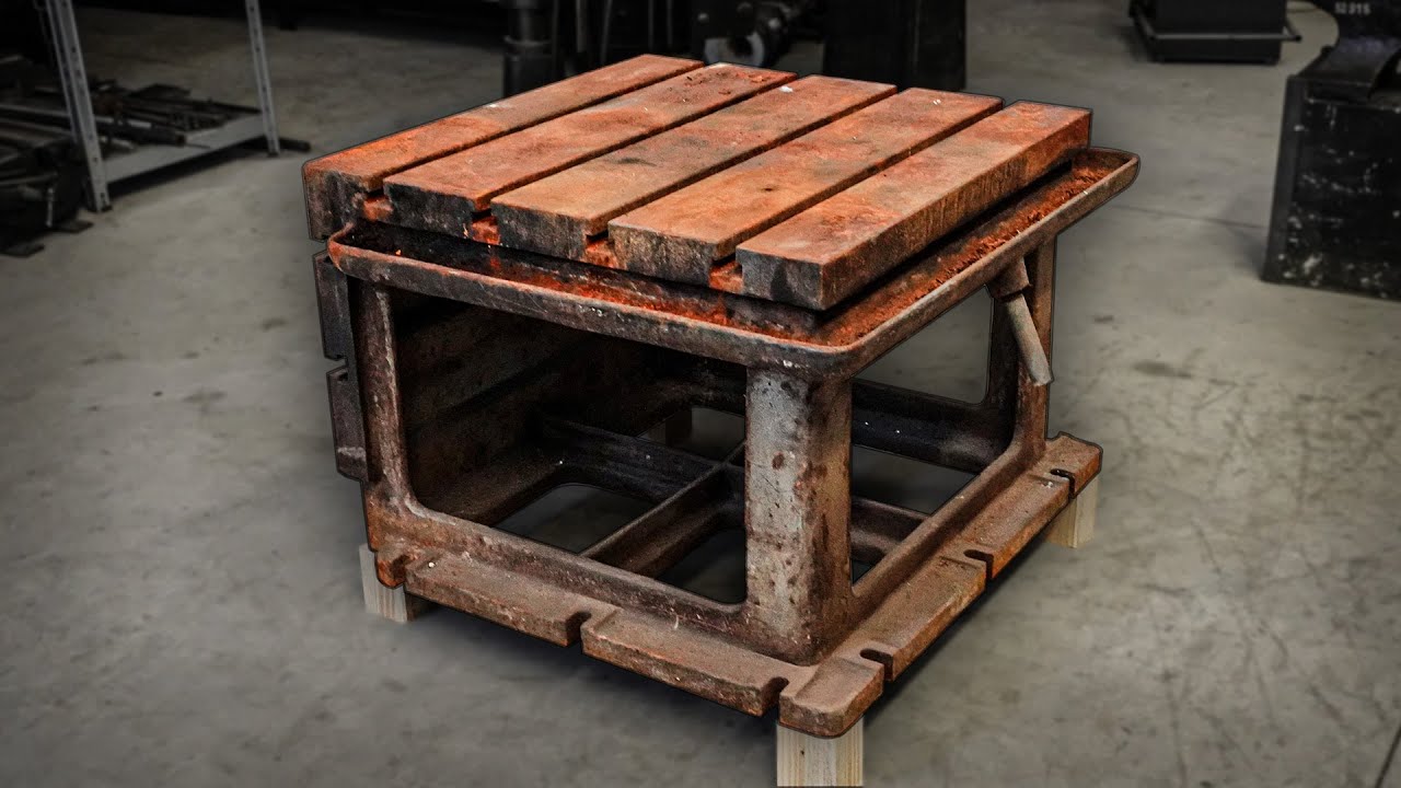 I transformed a 350kg cube into a table! 🛠️