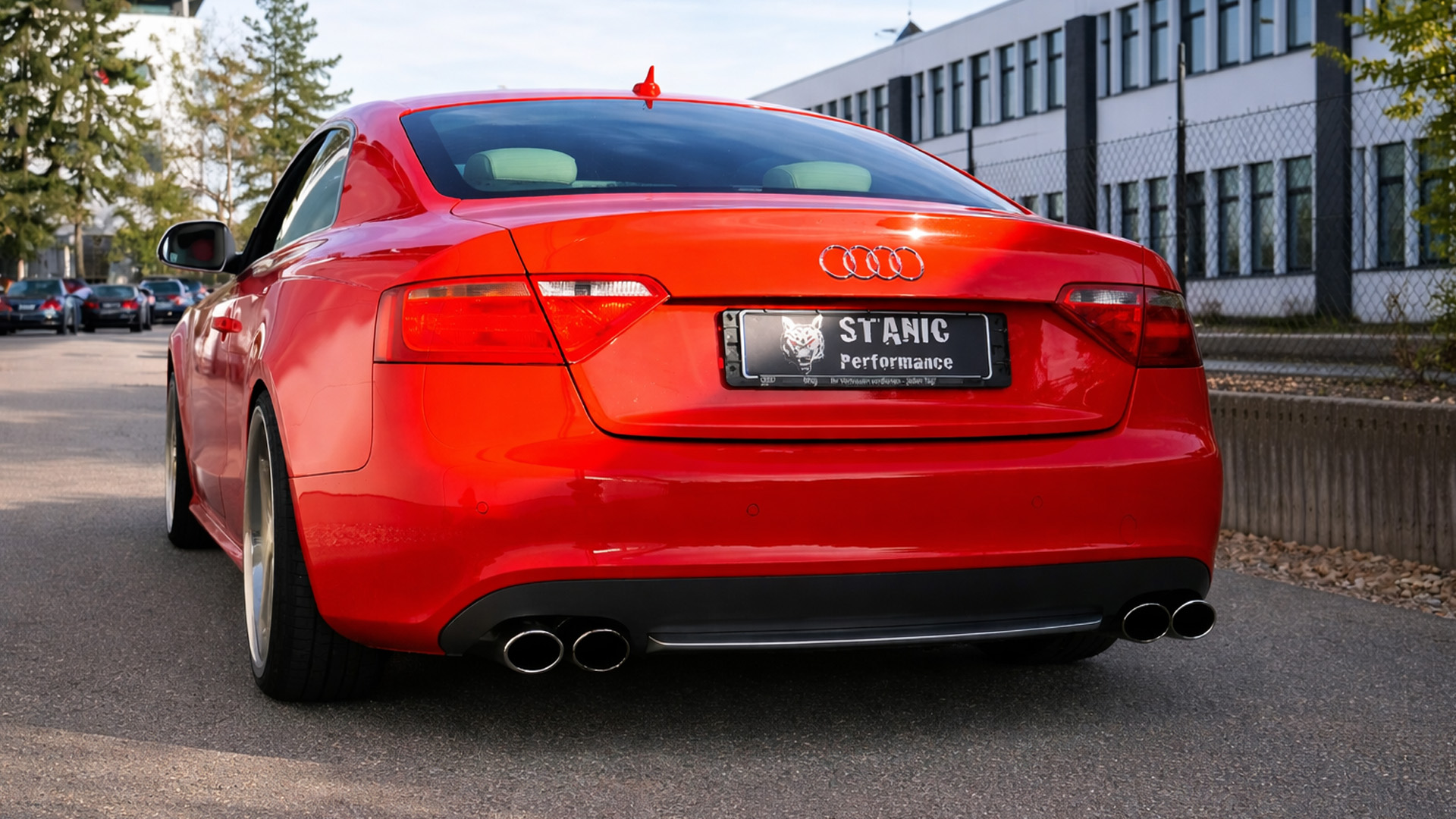 Audi S5 performance exhaust delivers powerful engine sound