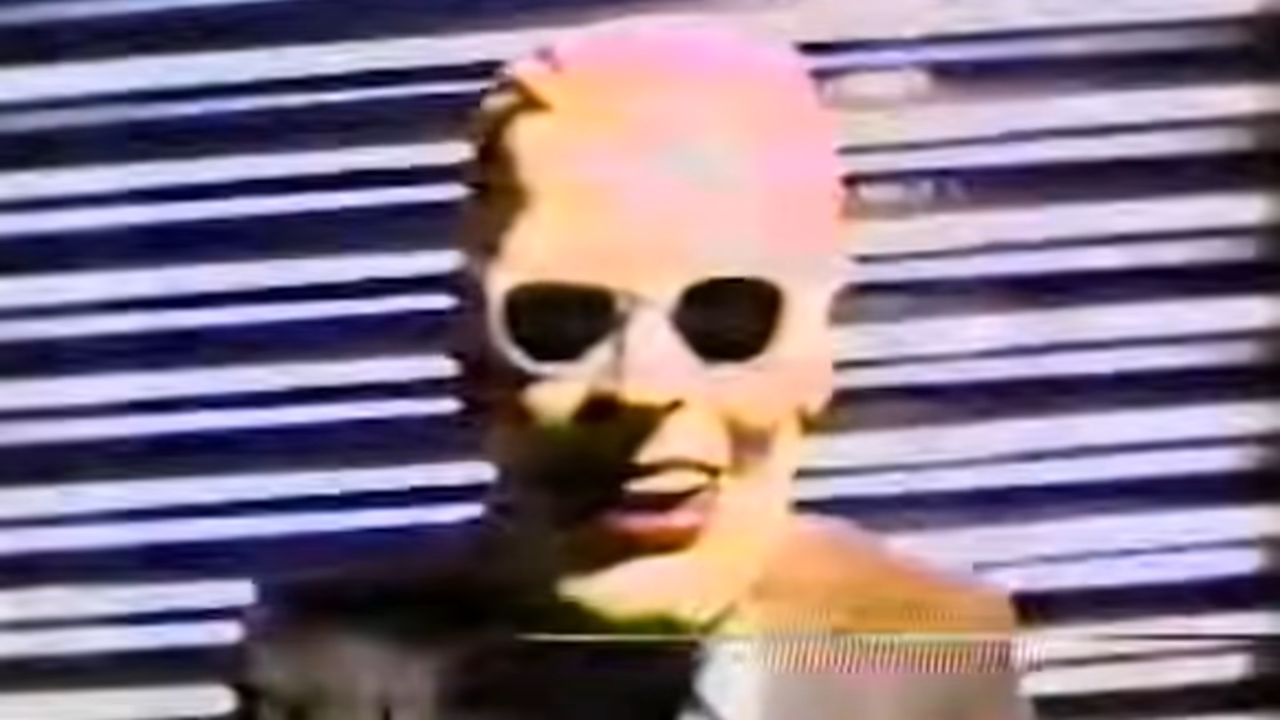 Viewers tuned in for the news - seconds later, a man in a Max Headroom ...