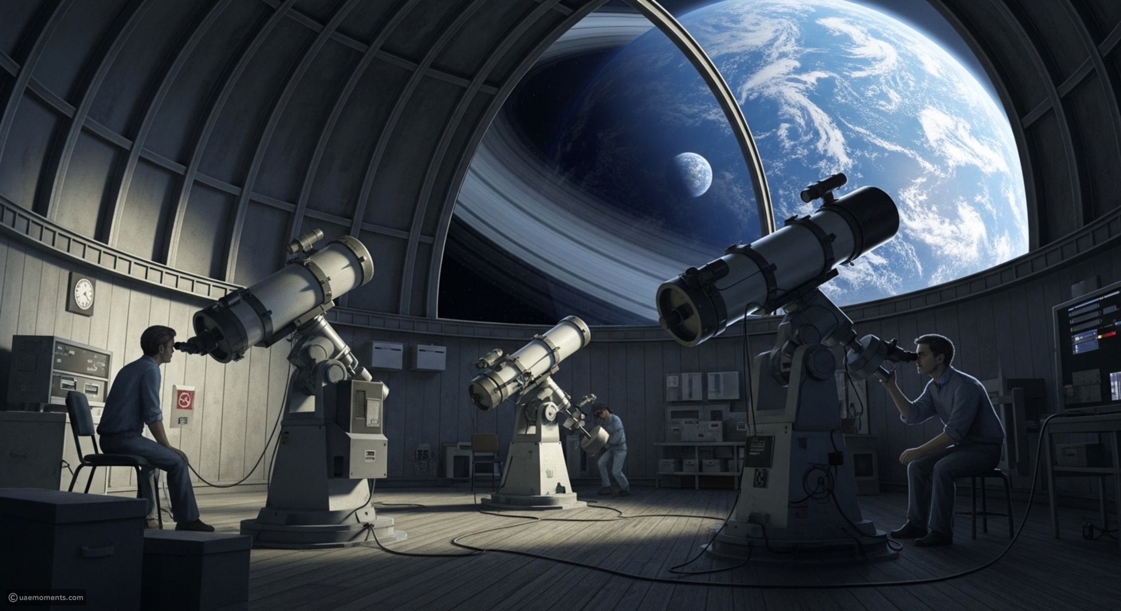 What if Earth had rings like Saturn? A stunning view with serious ...