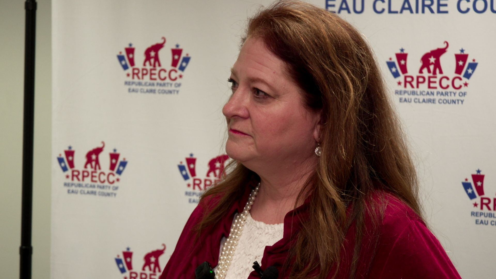 Judge Maria Lazar, candidate for Wisconsin Supreme Court, makes stop in ...