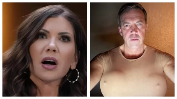 Kristi Noem responds after photos surface of husband cross-dressing