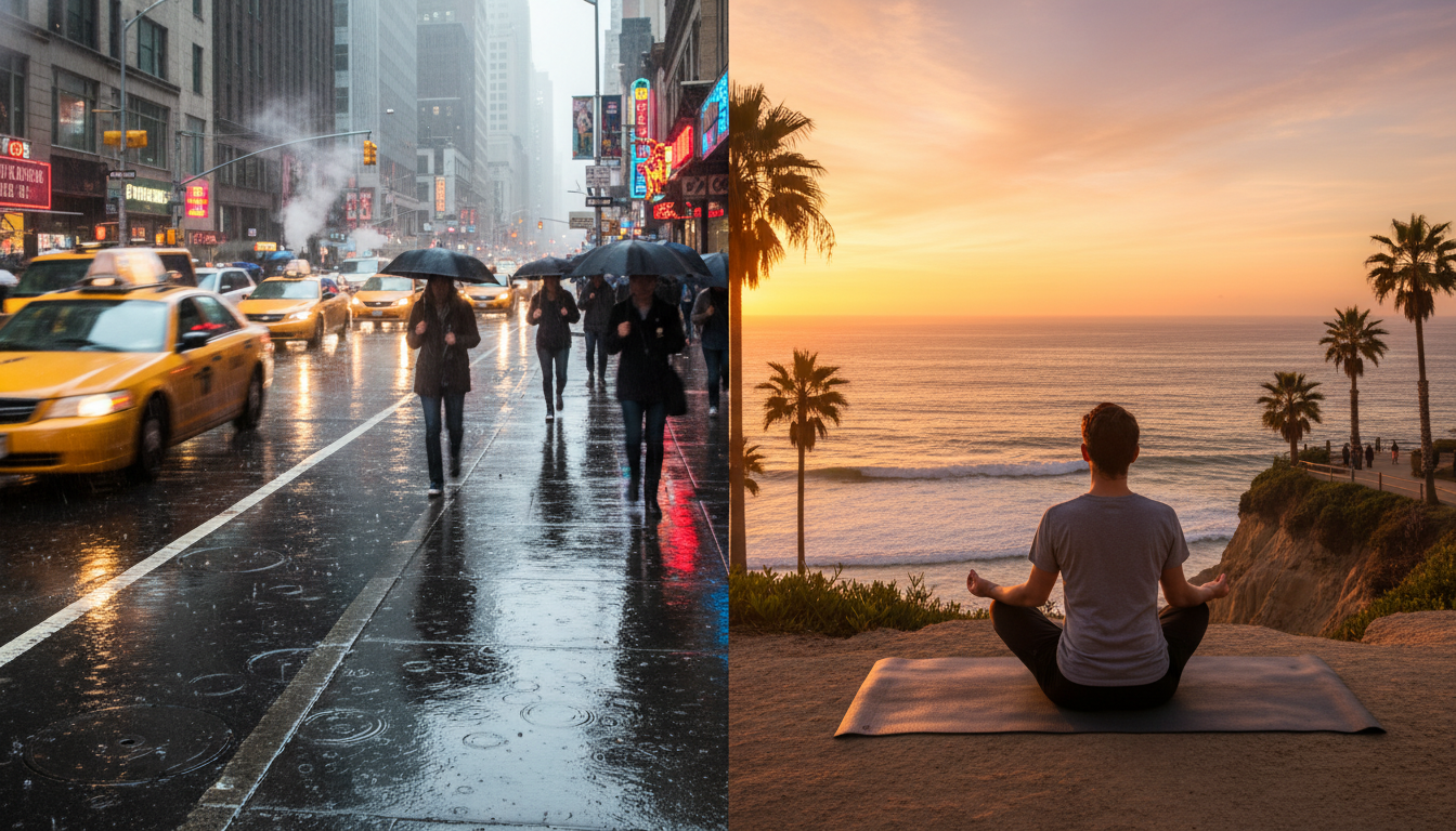 I moved from New York City to Los Angeles. Drinking culture and work ...