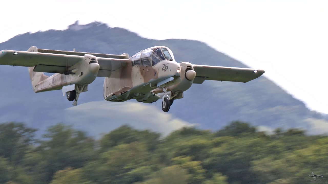 Watch this OV-10 Bronco lift off short - "It jumps into the air almost ...