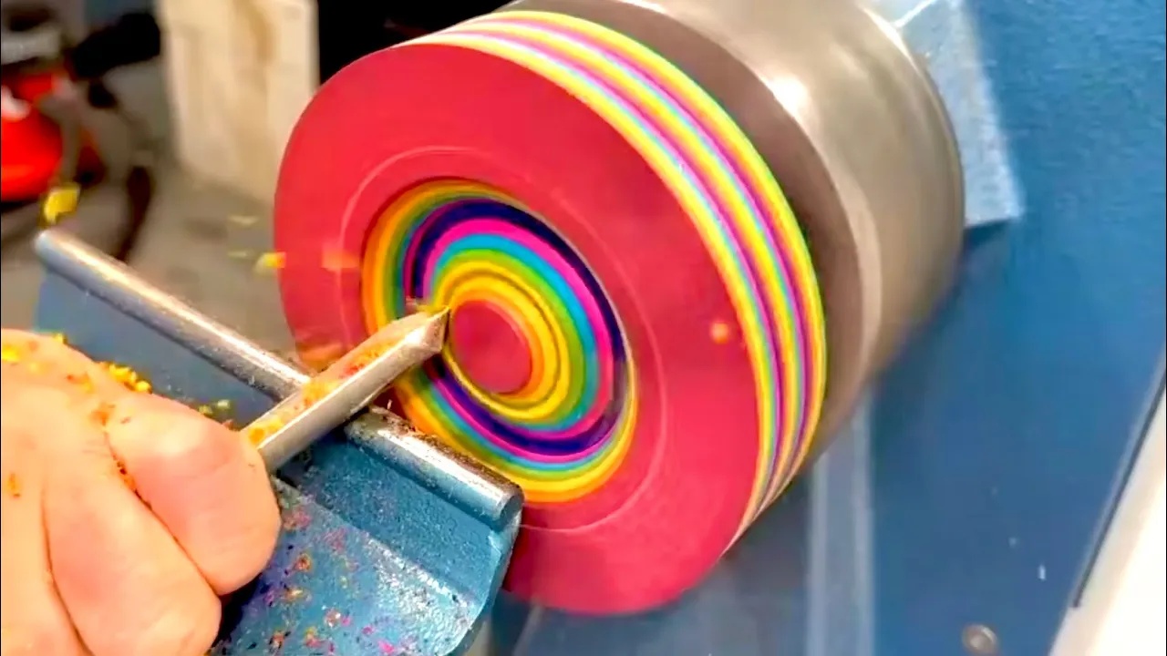 This wood didn’t look real once it started spinning