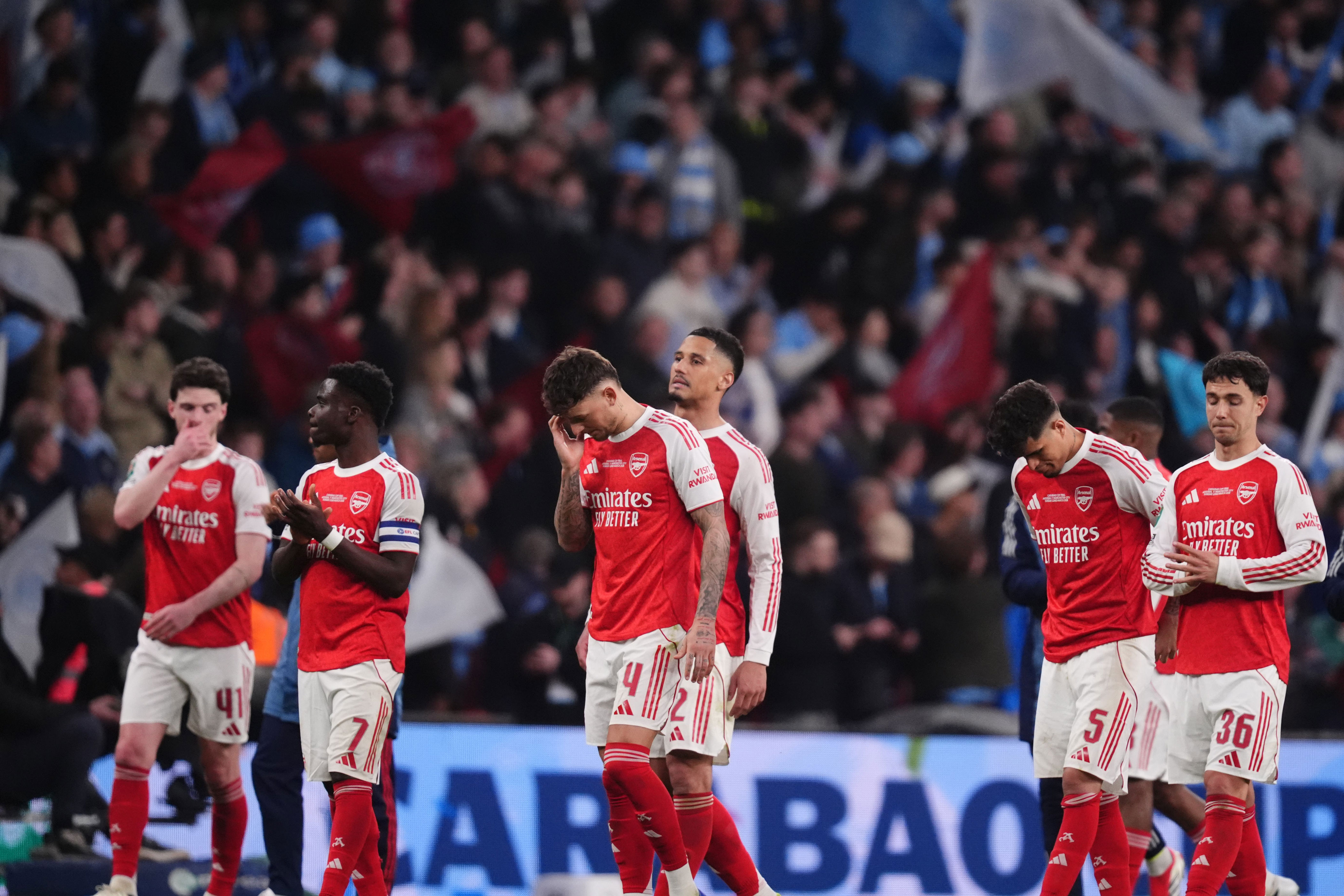 Arteta urges Arsenal to use cup final loss as 'fuel' for title push