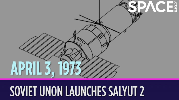 OTD in space - April 3: Soviet Union launches Salyut 2 space station