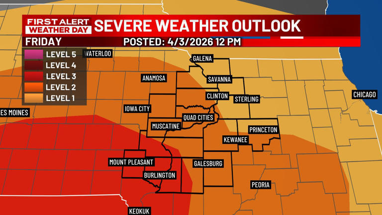 First alert day: Live weather blog for Friday’s severe risk