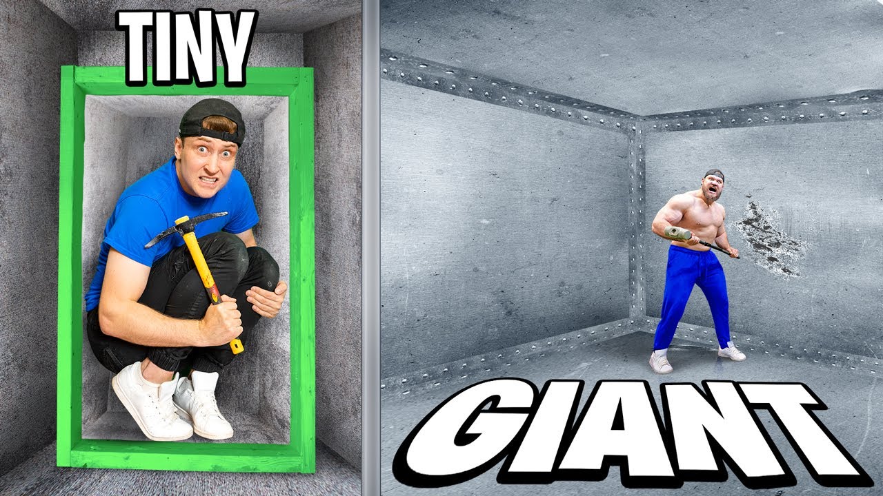 Tiny vs giant unbreakable box