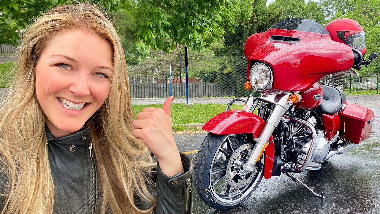 I finally ride my new Harley Street Glide! 🏍️