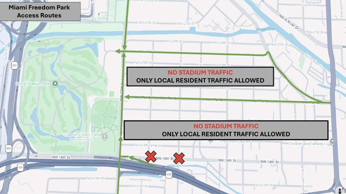 Traffic alert: Major delays around Nu Stadium for Inter Miami inaugural ...