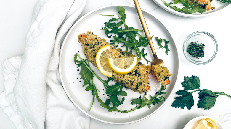 Parmesan crusted salmon recipe