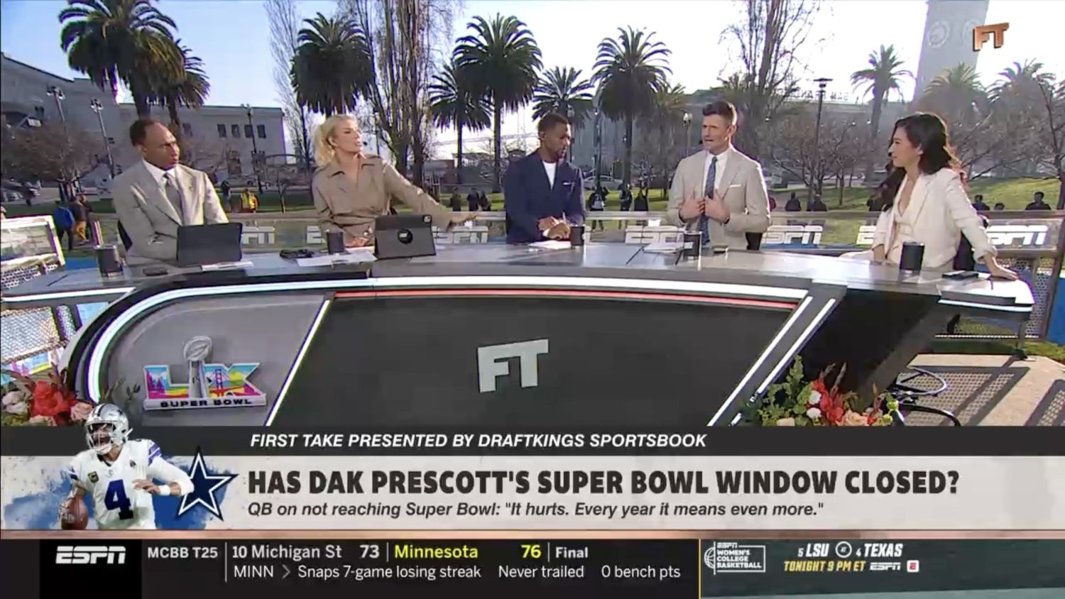 ESPN hosts defends Dallas Cowboys love
