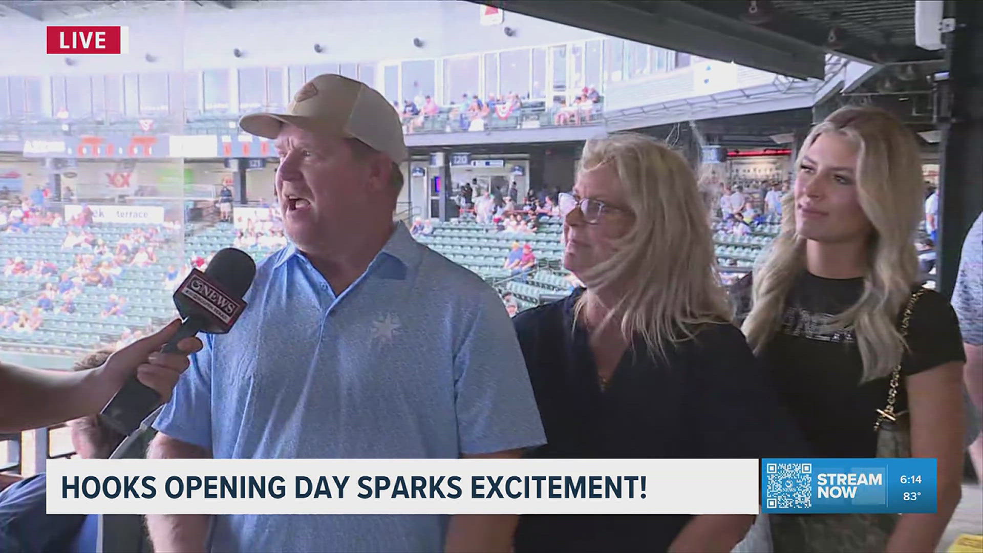 3News live at Hooks opening day: Janek family on Portland-native Walker ...
