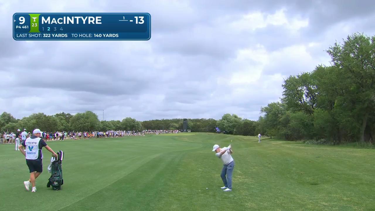 Scotland's MacIntyre tops standings at end of round 2 at Texas Open