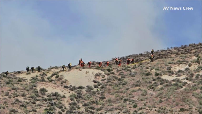 Forward progress stopped on 345-acre Crown Fire in LA County