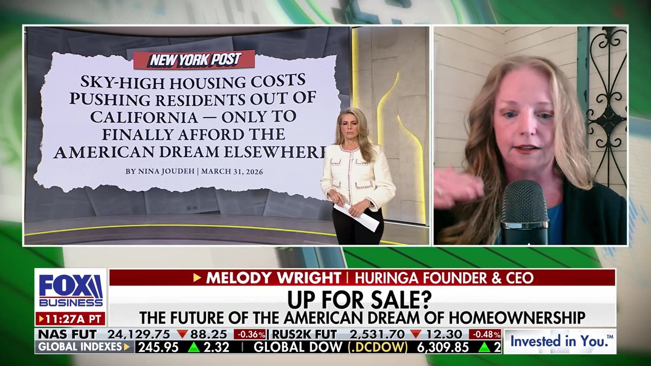 Things are not looking good for the housing market, Huringa CEO says