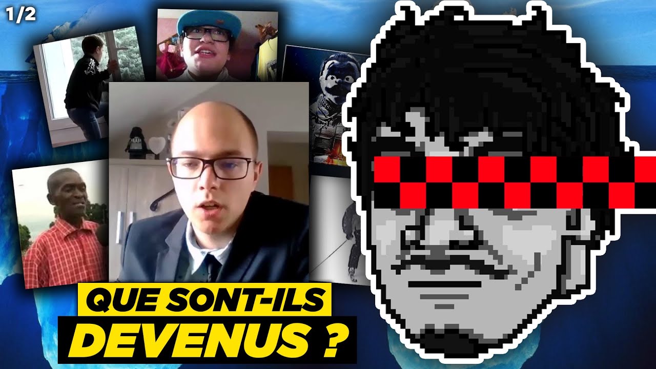 Iceberg des légendes oubliées d'Internet (Digidix, AmandineDu38 …)