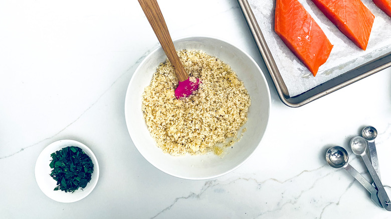 Parmesan crusted salmon recipe
