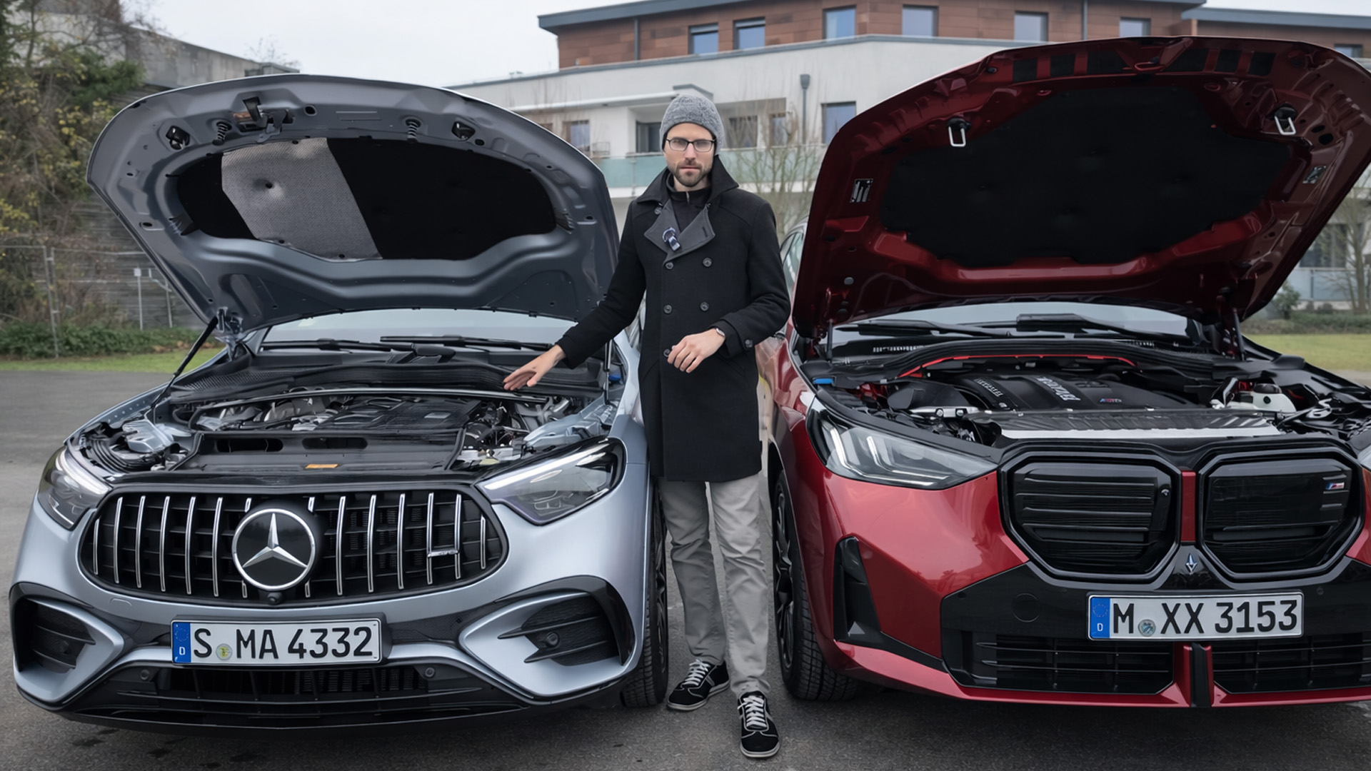 Vergleich zwischen dem Mercedes-AMG GLC 43 und dem BMW X3 M50
