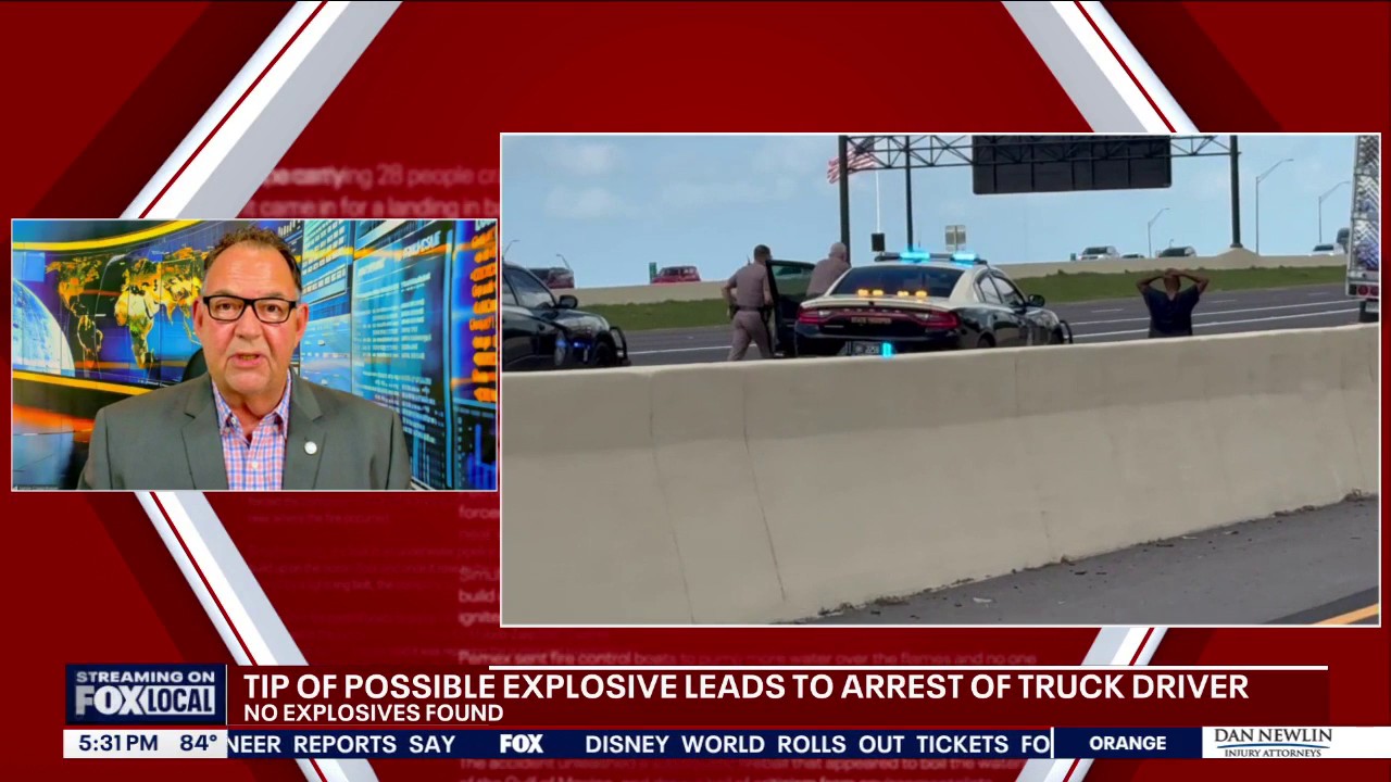 Interstate 4 reopens in Sanford after explosive scare