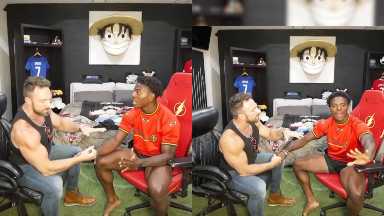 IShowSpeed fires back at LA Knight with explosive promo