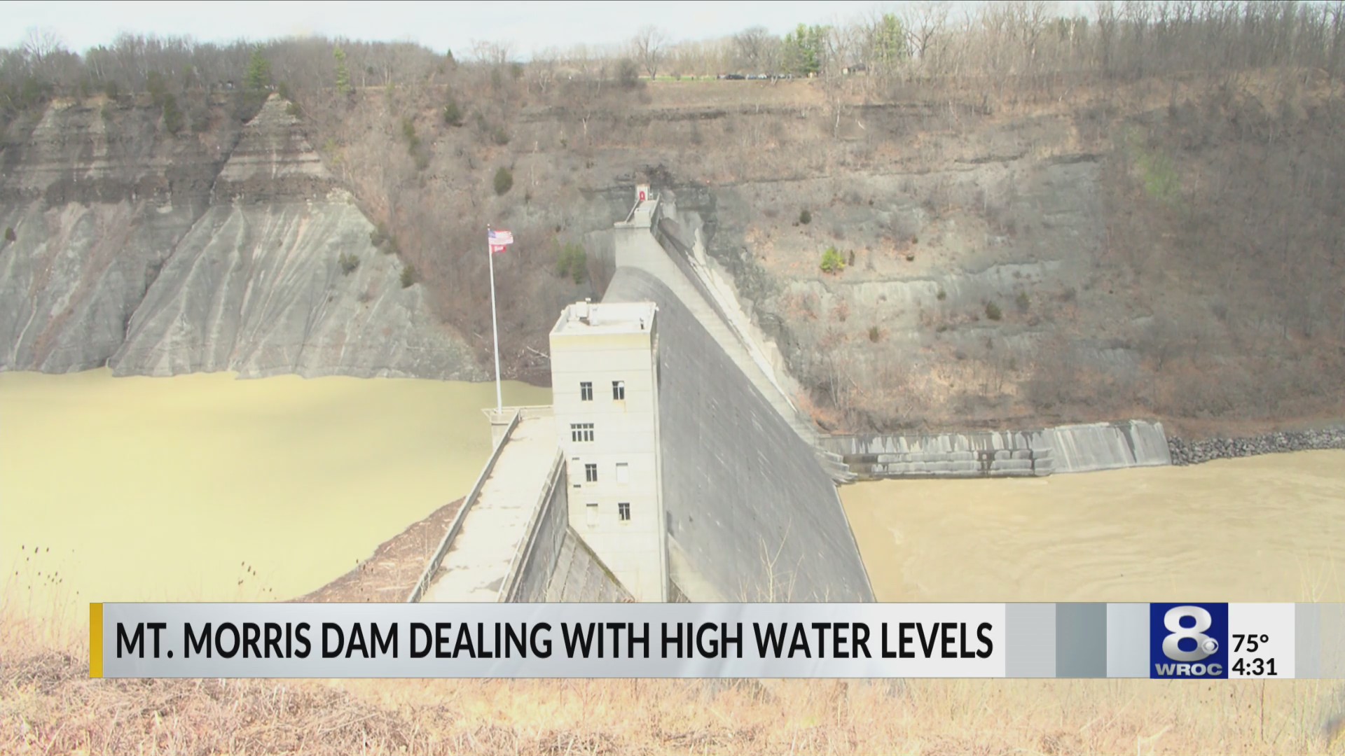 Mount Morris Dam under pressure amid rising waters