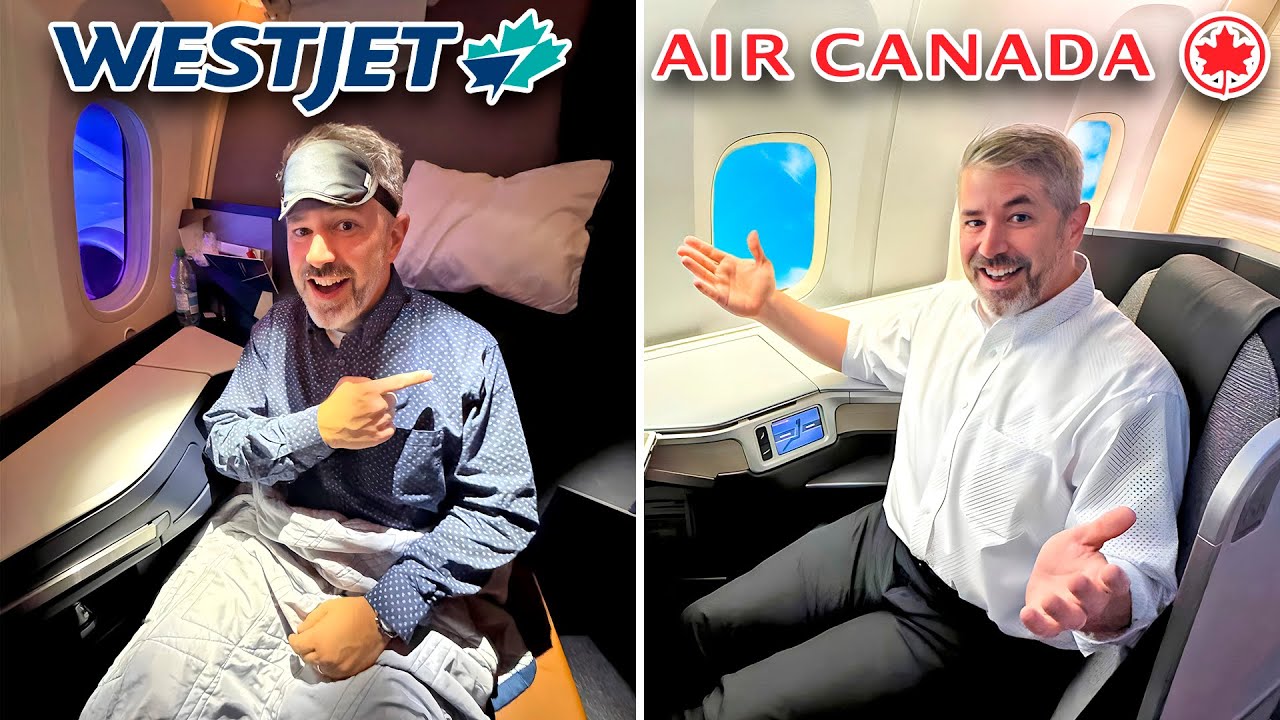 I flew business class on Canada’s best airline ️