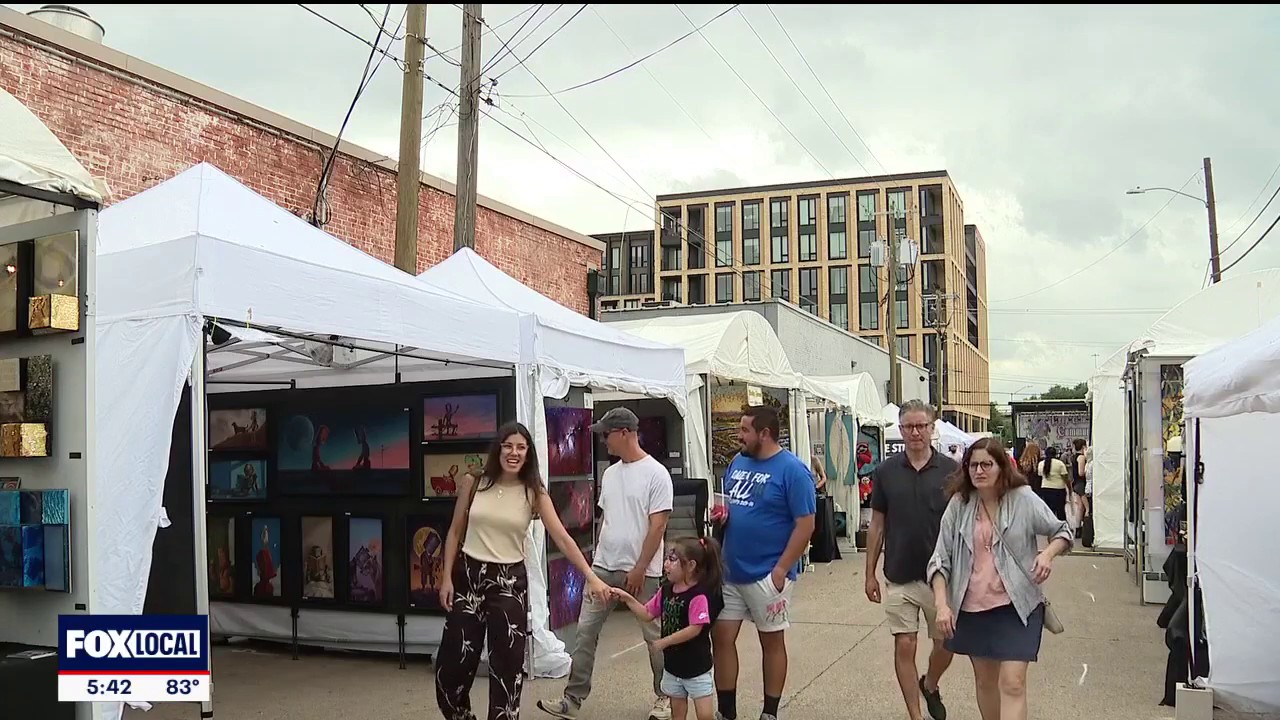 Deep Ellum arts fair draws crowds despite weather