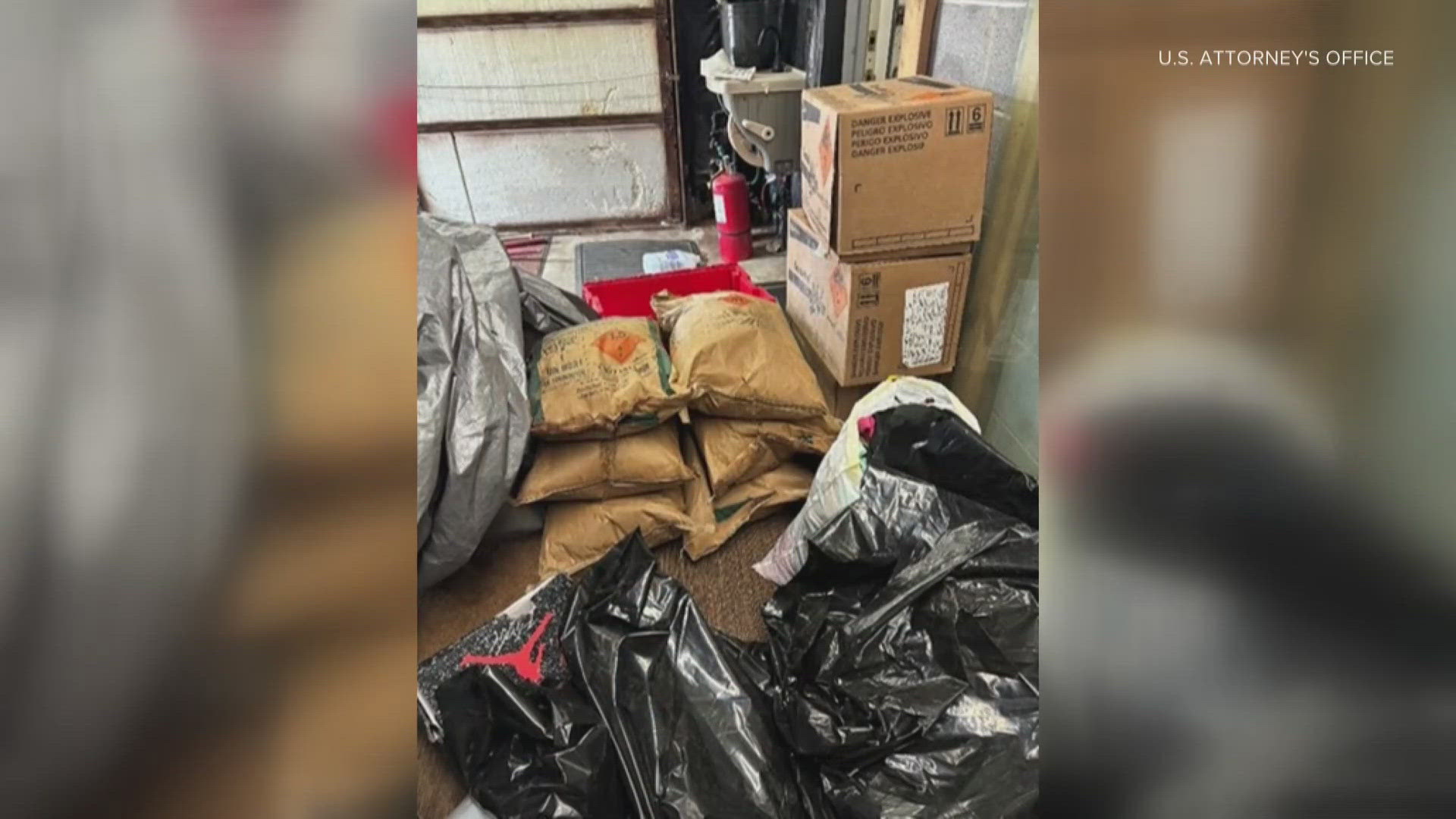 Two arrested after 438 pounds of explosives stolen in Louisville