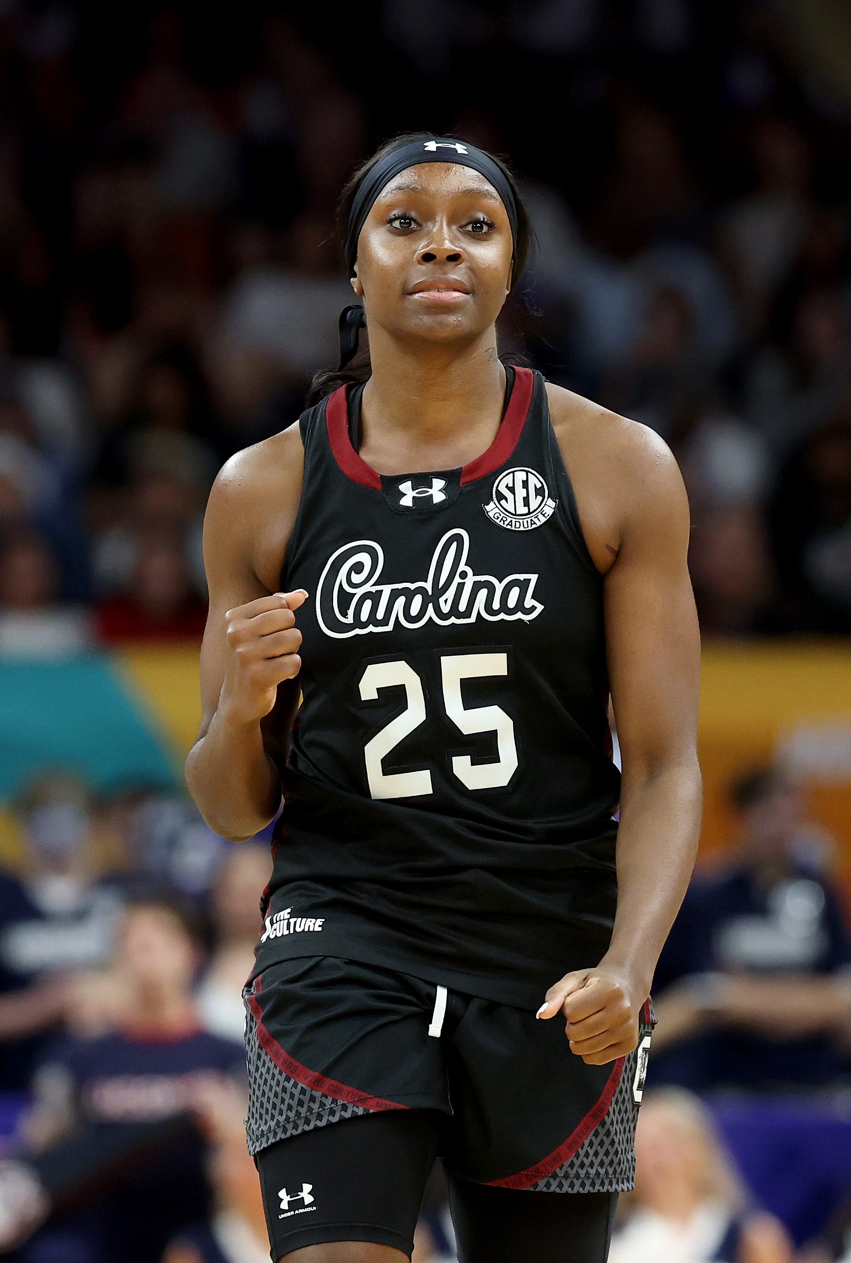 Why Raven Johnson's career is like no other for Dawn Staley with one ...