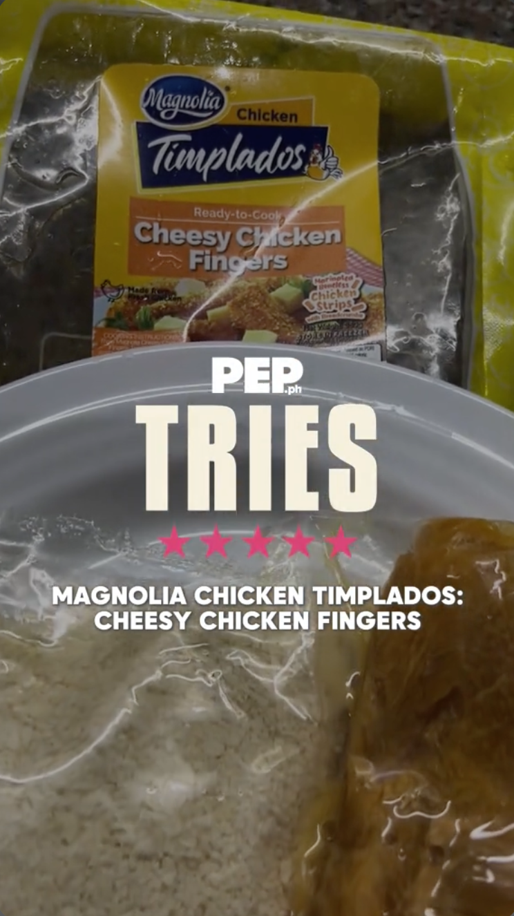 #PEPTries Magnolia Chicken Timplados: Cheesy chicken fingers