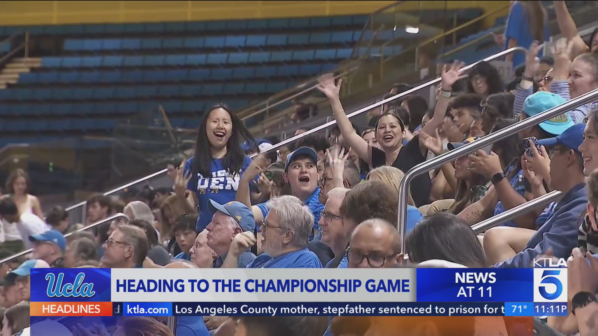 Fans rejoice as UCLA women's basketball team heads to NCAA championship ...