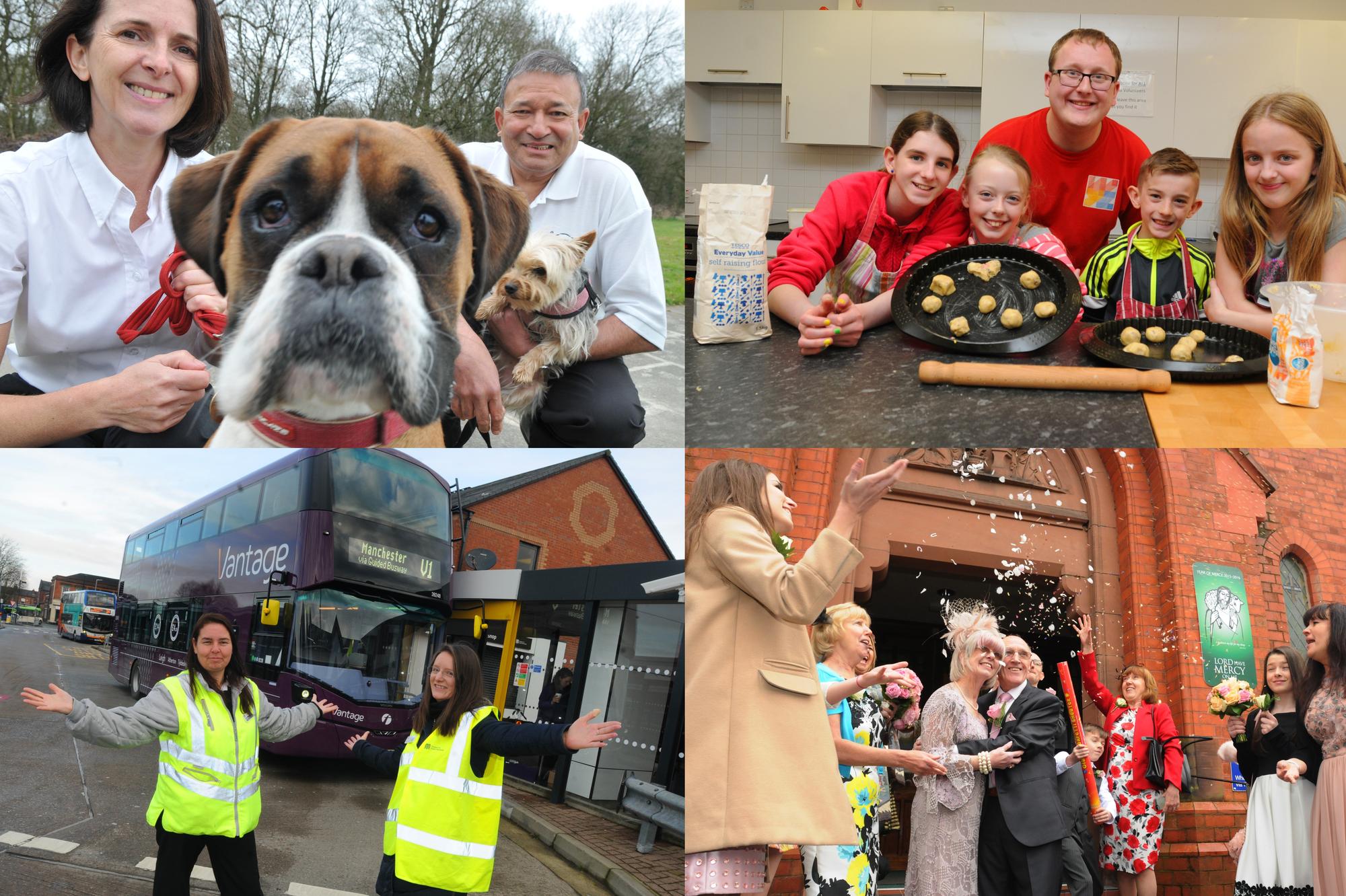Pictures unseen for a decade of Wigan news events in early April 2016