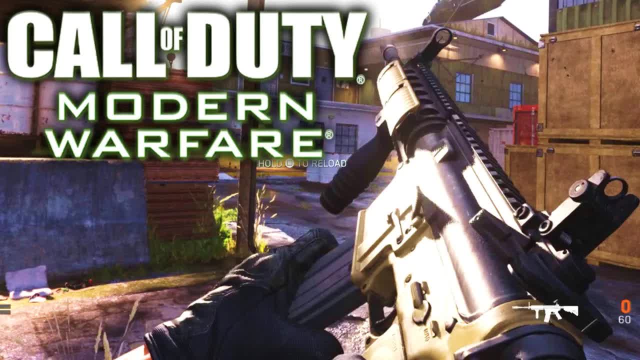 Modern Warfare classic M4A1 taskforce blueprint gameplay showcase! (COD ...