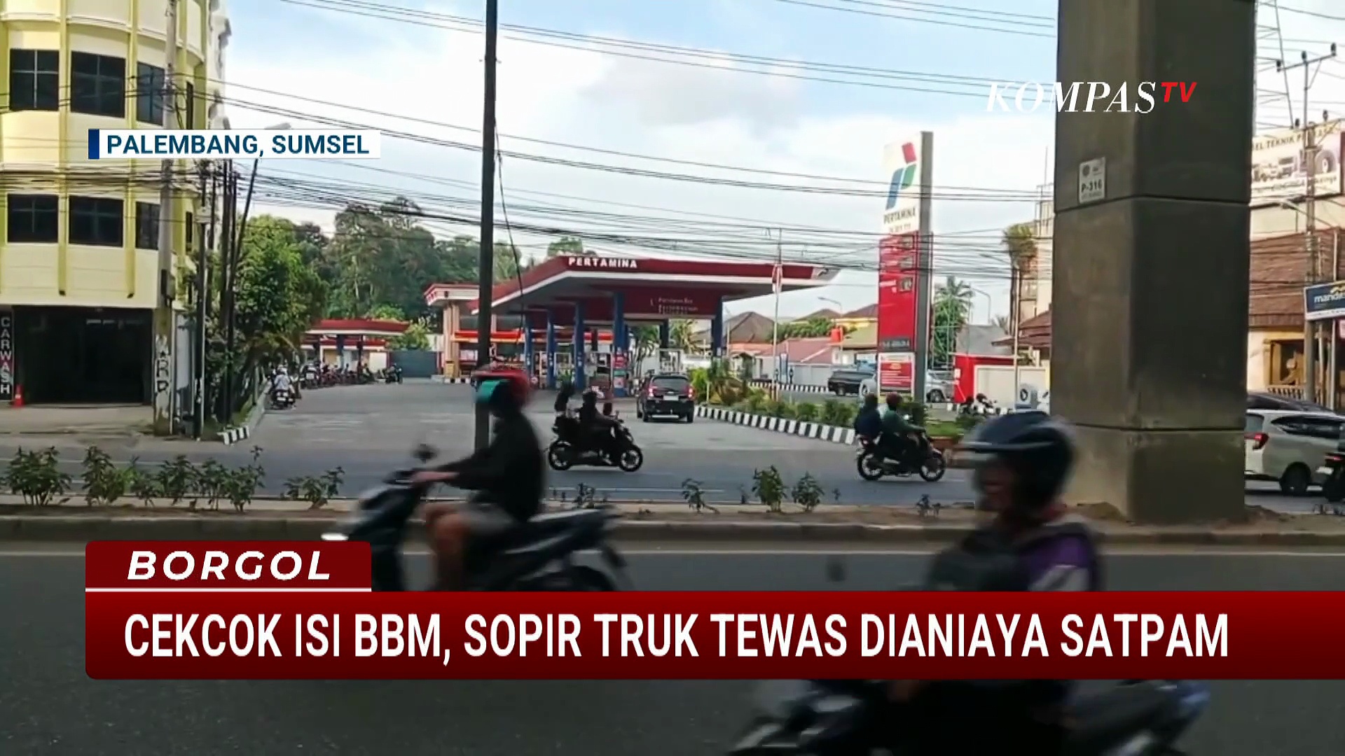 Cekcok saat isi BBM, sopir truk di Palembang tewas dianiaya satpam | BORGOL