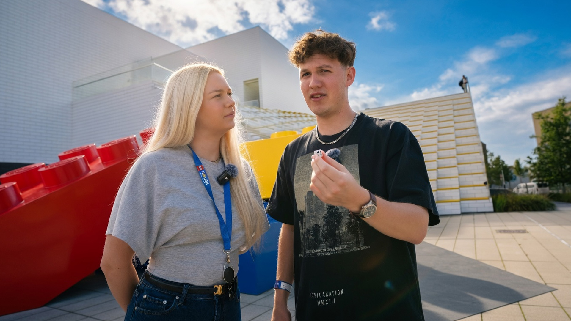 At lade en terning bestemme hvad man skal lave i LEGO House