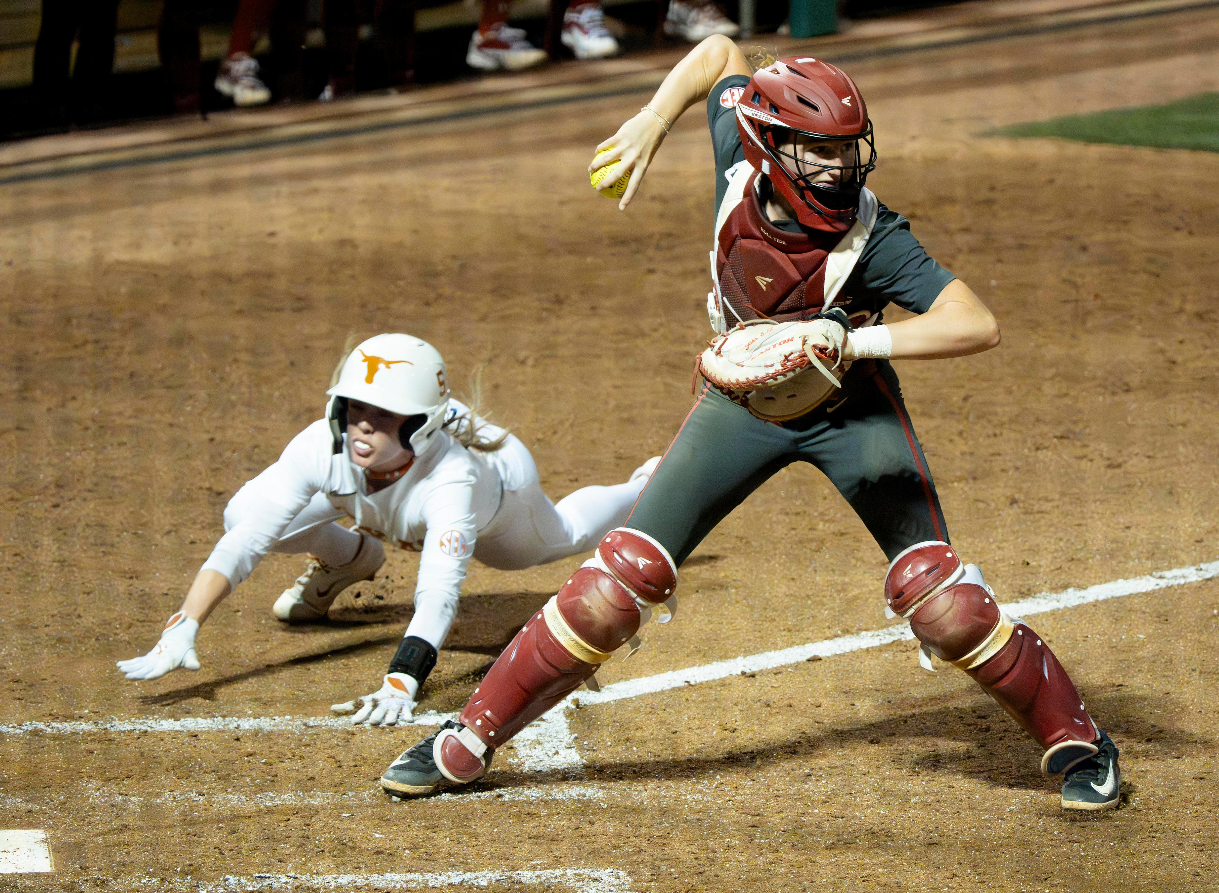Alabama softball vs Texas in SEC championship: Longhorns lead Tide ...
