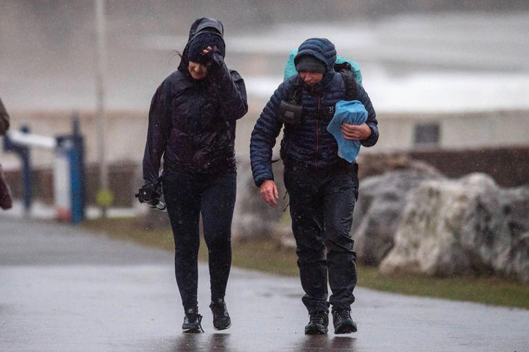 Met Office issues amber Storm Dave weather warning for three parts of Wales