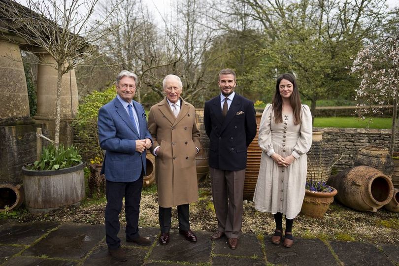 David Beckham leaves King Charles in stitches with 5-word joke at Highgrove