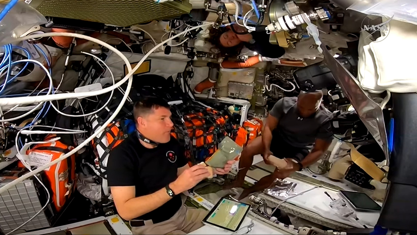 Artemis 2 astronaut takes a 'bath' on way to the moon as the cameras roll