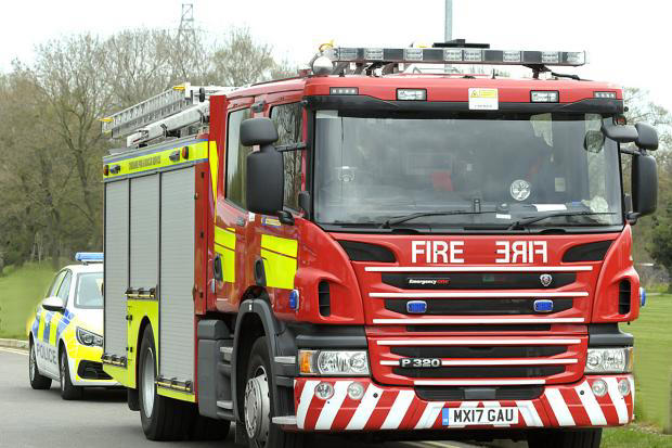 Crews called to arson attack in Warrington
