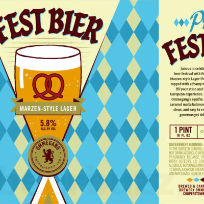 Brewery Ommegang working on fest bier cans