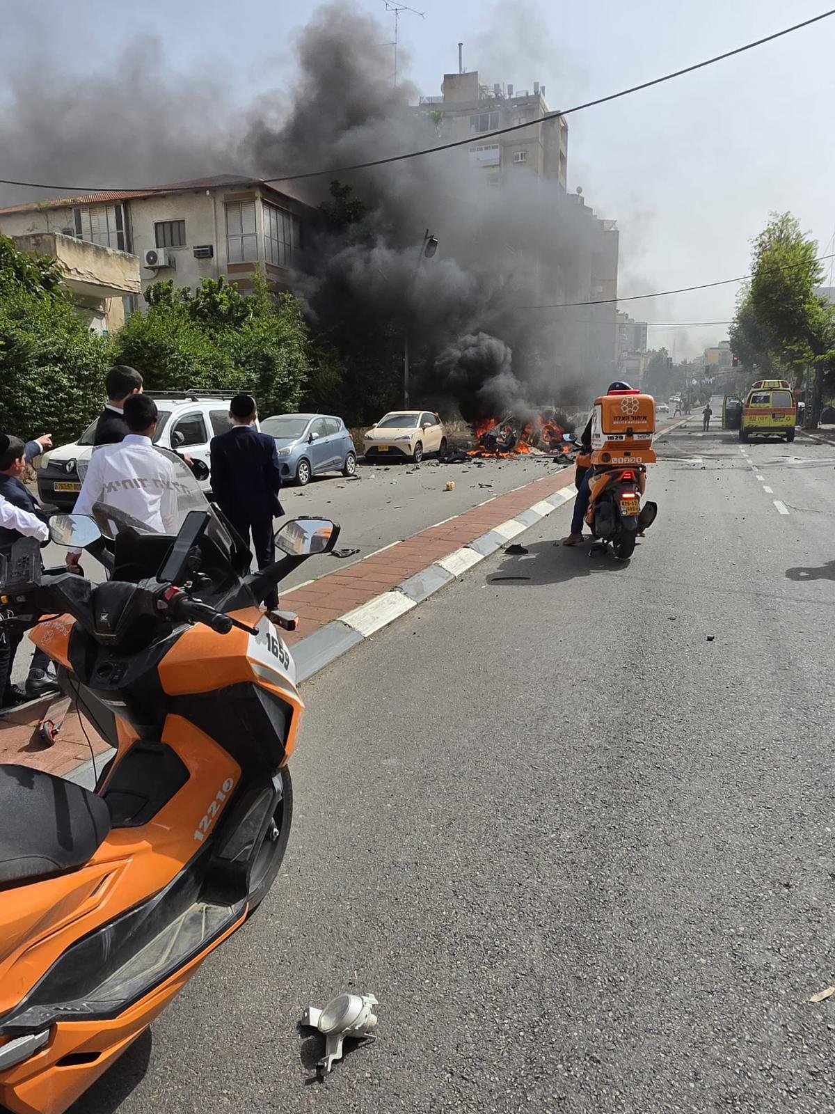 IDF confirms Iranian missile fragments hit near Kirya, multiple cars ...