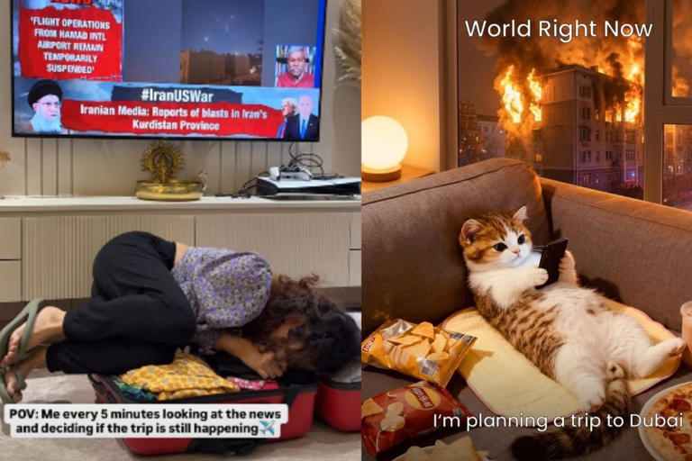 Missiles & memes: Instagram floods with travel jokes amid US-Israel ...